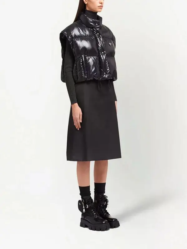 Prada Re-nylon Convertible Down Jacket