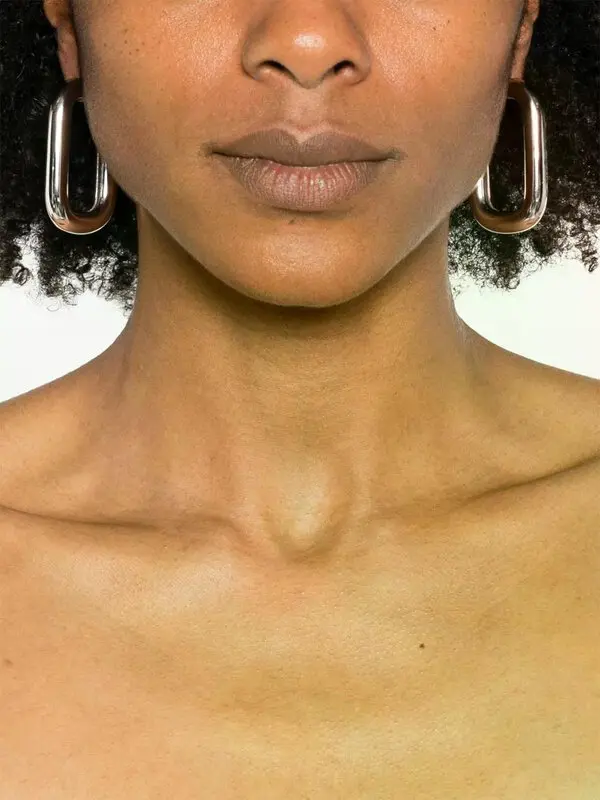 JIL SANDER Sculpted Hoop Earrings