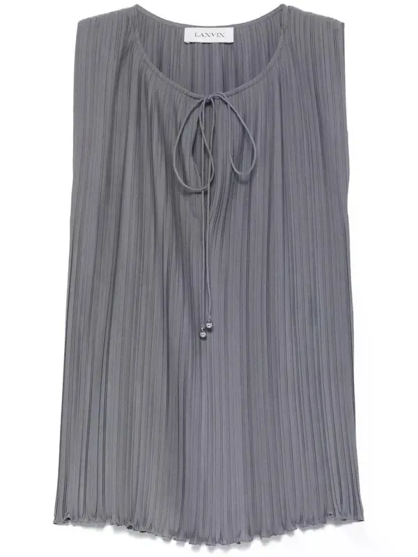 LANVIN Plissé-effect Blouse