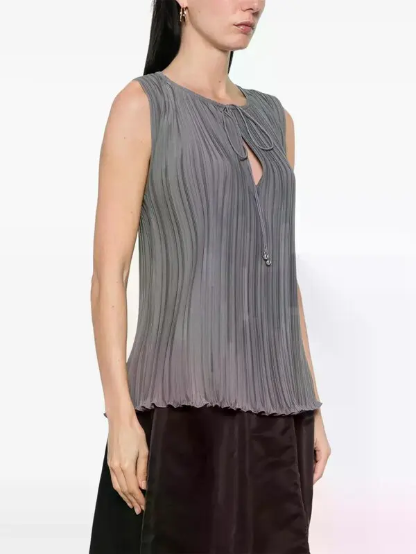 LANVIN Plissé-effect Blouse