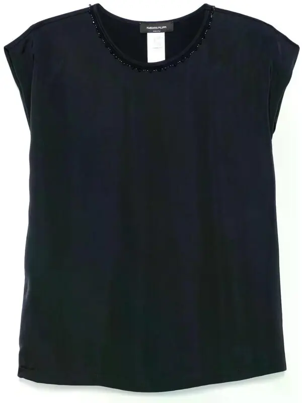 Fabiana Filippi Embellished Crewneck Blouse