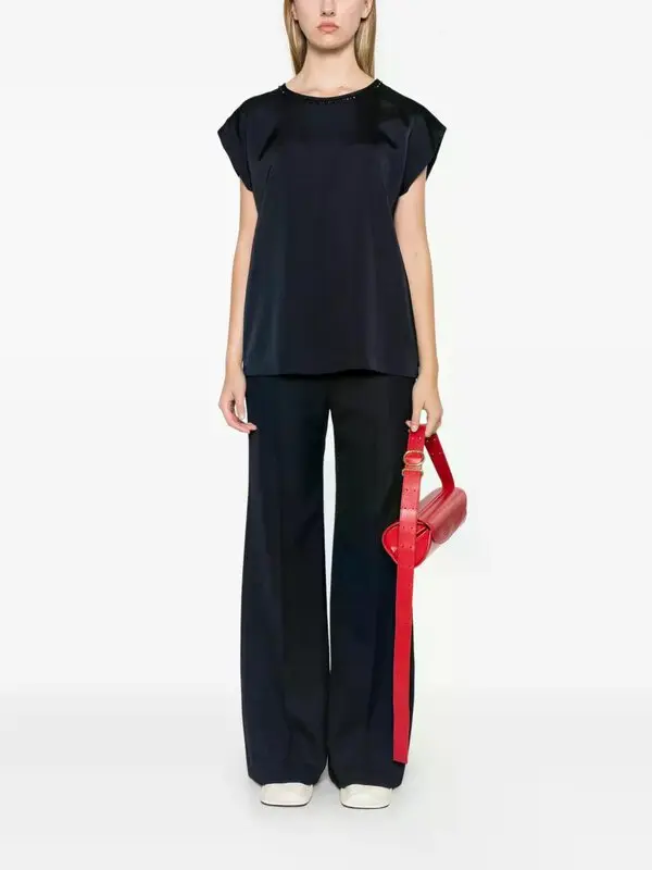 Fabiana Filippi Embellished Crewneck Blouse