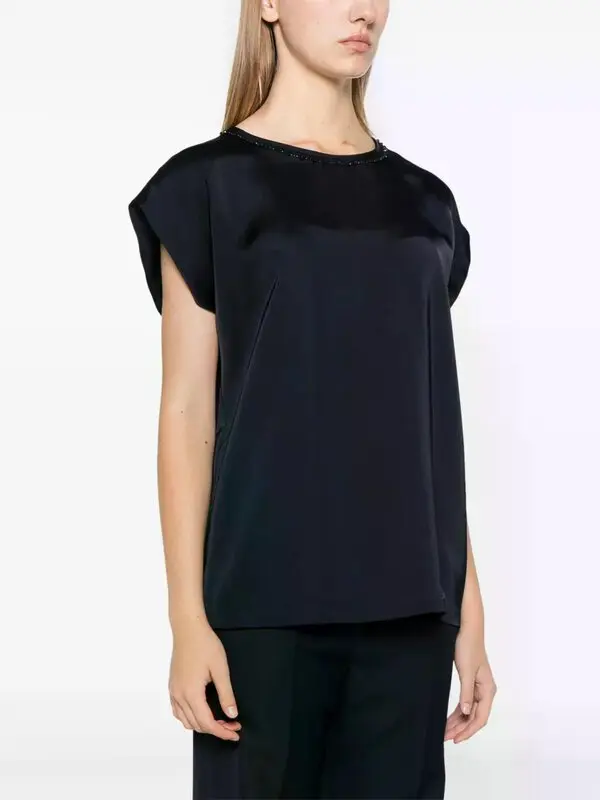 Fabiana Filippi Embellished Crewneck Blouse
