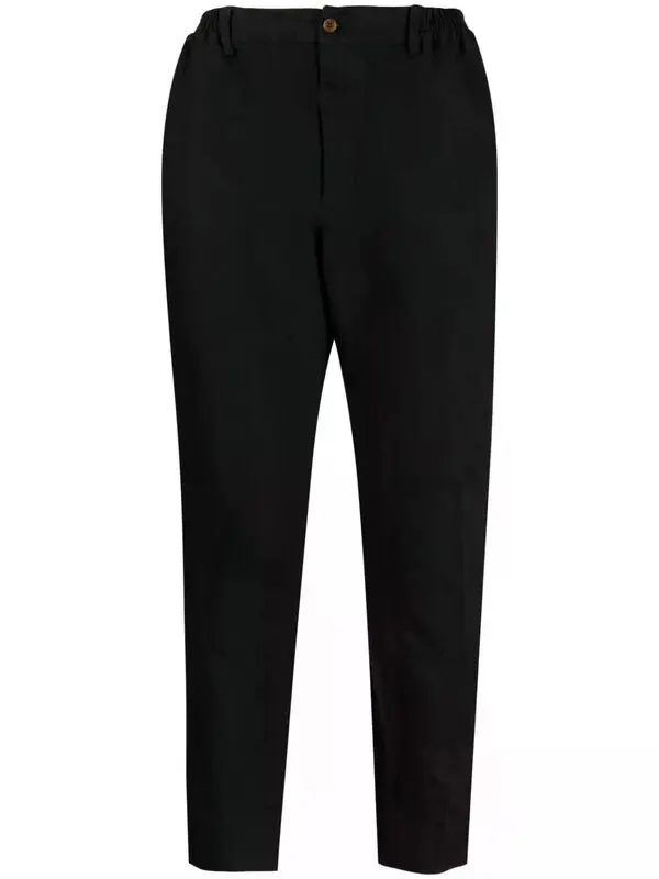 Comme Des Garçons Chevron-pattern Tapered Trousers