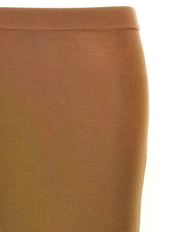 Saint Laurent Mila Pencil Midi Skirt