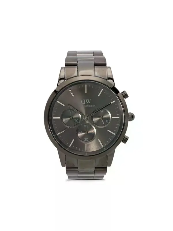 DANIEL WELLINGTON Iconic Chronograph Link 42mm - Grey