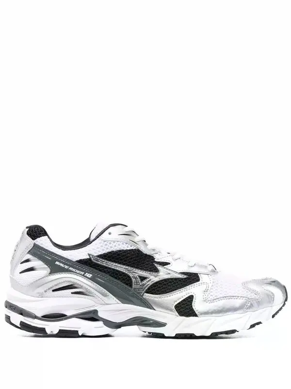 Mizuno Wave Rider Panelled Lace-up Sneakers