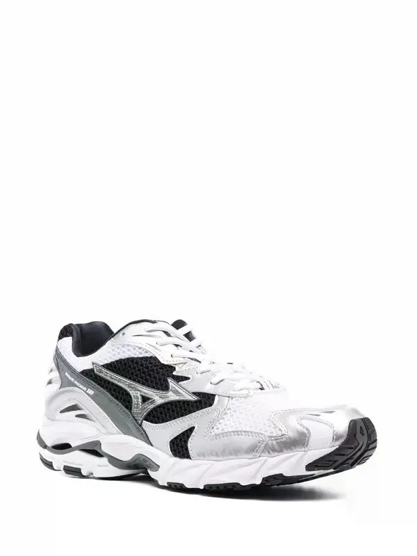 Mizuno Wave Rider Panelled Lace-up Sneakers