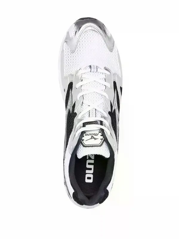Mizuno Wave Rider Panelled Lace-up Sneakers