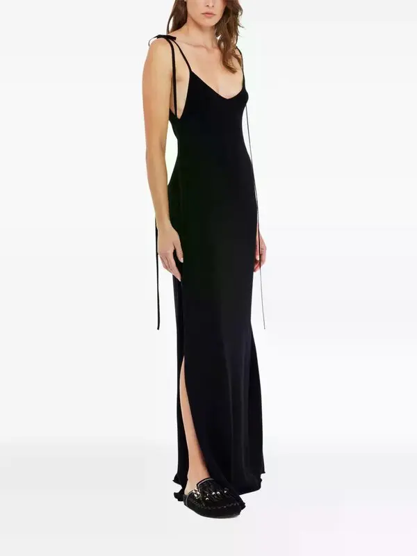 Alanui Finest Maxi Dress - Black