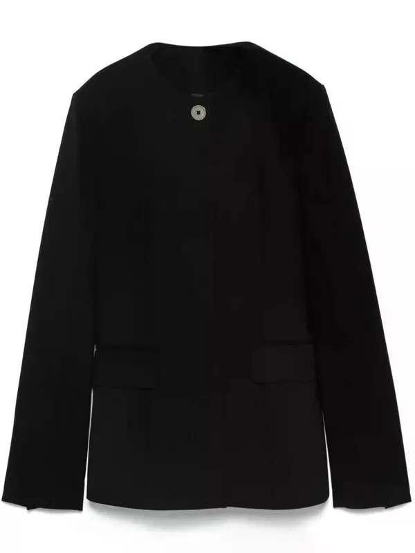TOTEME Collarless Cinched Jacket