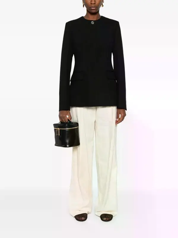 TOTEME Collarless Cinched Jacket