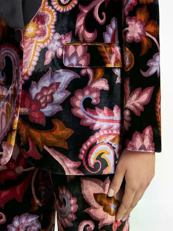 Etro Velvet Jacquard Blazer