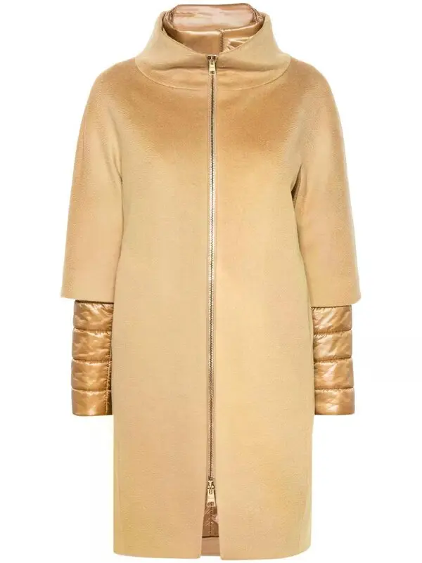 Herno Detachable Panels Virgin Wool Coat