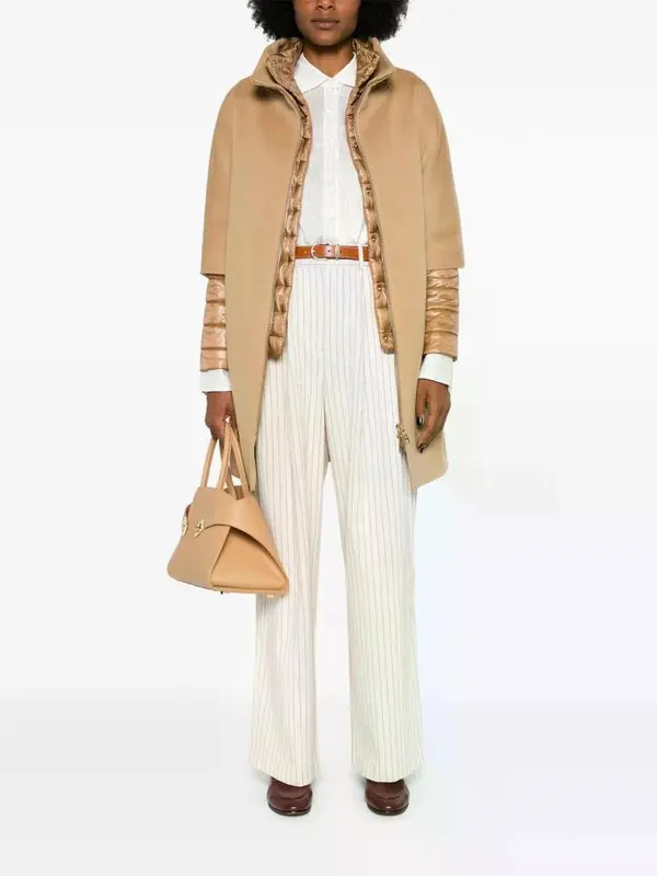 Herno Detachable Panels Virgin Wool Coat