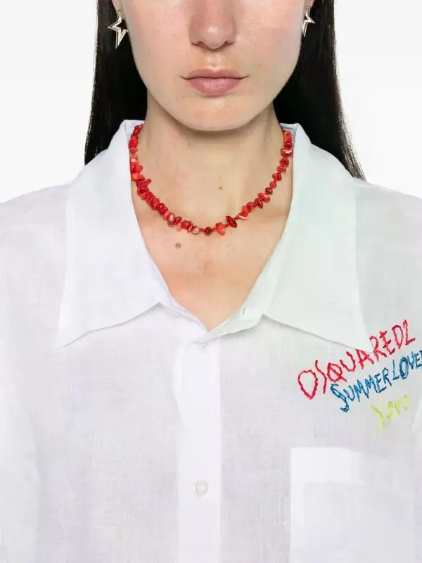 Dsquared2 Logo-embroidered Shirt