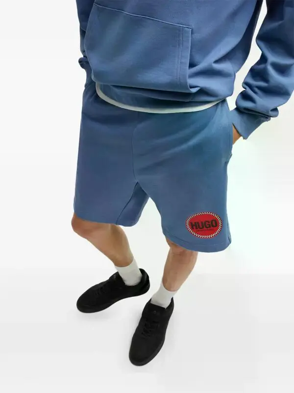 Hugo Printed Track Shorts