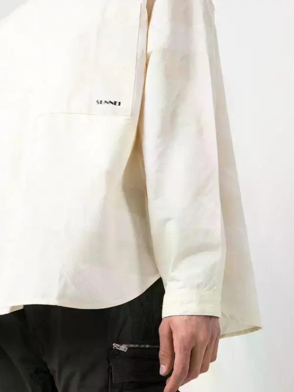 Sunnei Stripe-pattern Cotton Shirt