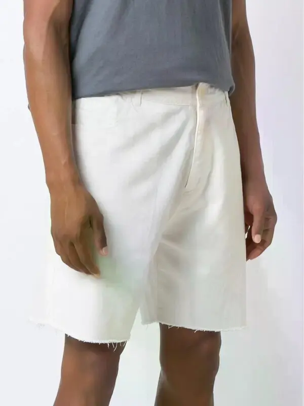AMIR SLAMA Raw Edge Shorts