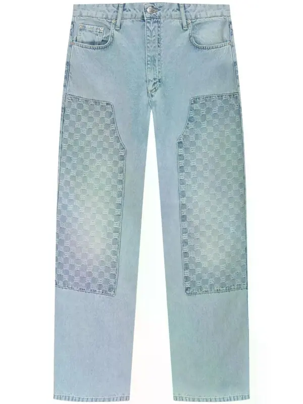 MISBHV Monogram-pattern Jeans