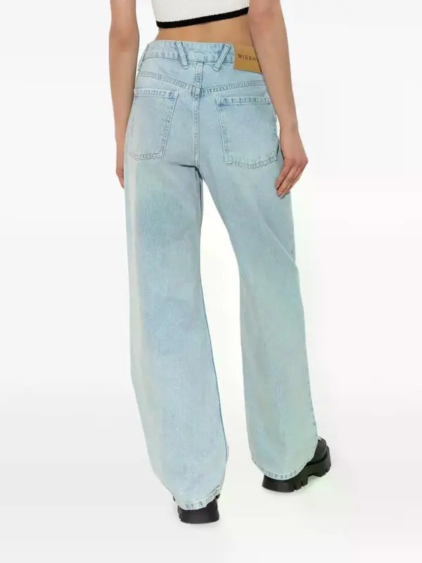 MISBHV Monogram-pattern Jeans