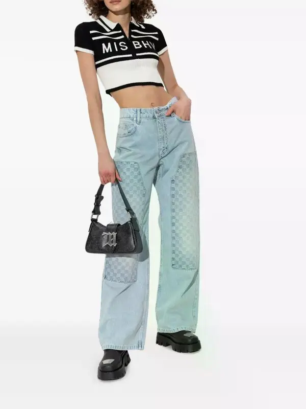 MISBHV Monogram-pattern Jeans