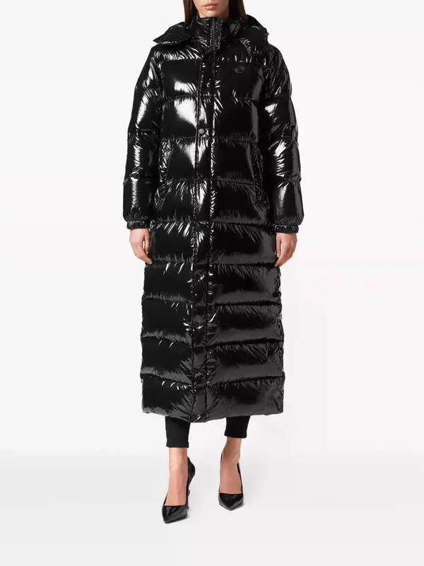 Philipp Plein High-shine Feather-down Jacket