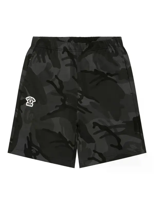AAPE BY *A BATHING APE Camouflage Pattern Elasticated Waistband Shorts