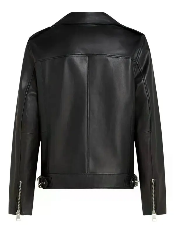 Karl Lagerfeld Essential Leather Biker Jacket