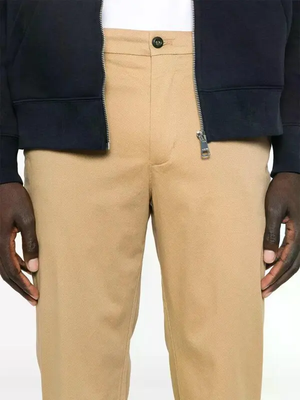 Tommy Hilfiger Cotton-blend Chino Trousers - Neutrals