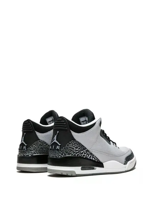 JORDAN Air 3 Retro Wolf /metallic Silver-black-white Sneakers - Grey