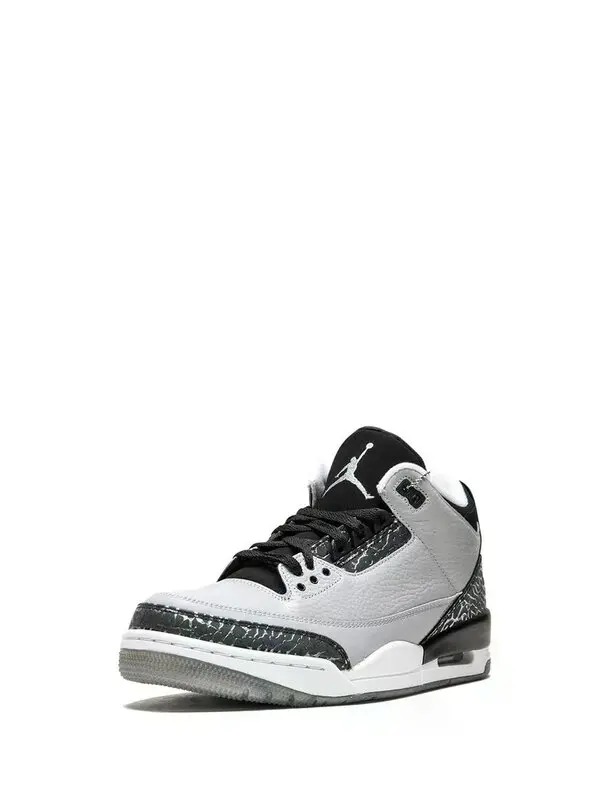 JORDAN Air 3 Retro Wolf /metallic Silver-black-white Sneakers - Grey