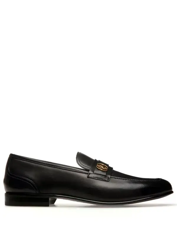 Bally Sadei Logo-plaque Leather Loafers