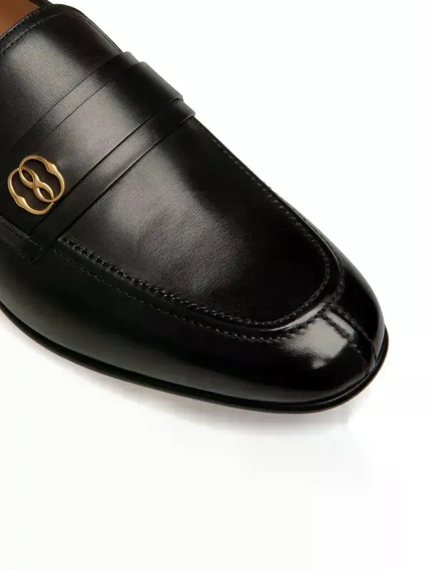 Bally Sadei Logo-plaque Leather Loafers