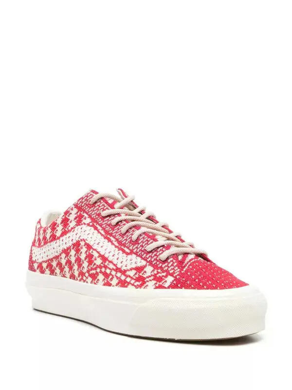 VANS Intarsia-knit Sneakers - Red