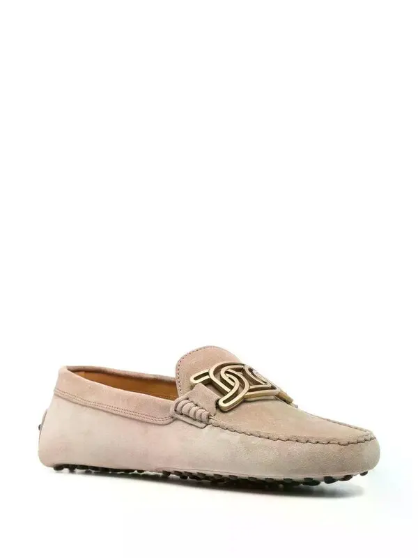 TOD'S Kate Gommino Suede Loafers