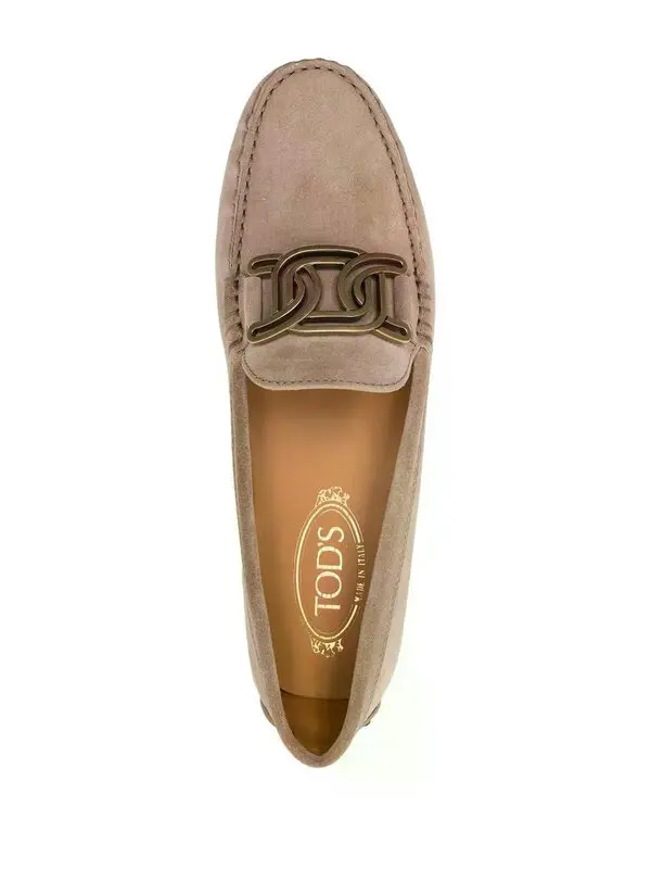 TOD'S Kate Gommino Suede Loafers