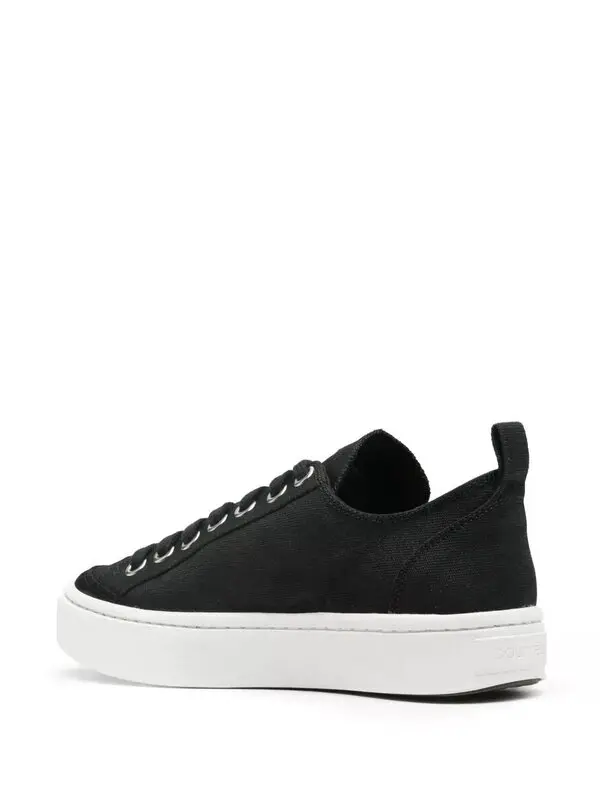 COURREGES Canvas Embroidered-logo Sneakers