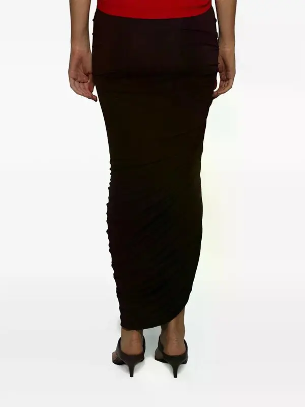 Magda Butrym Ruched Midi Skirt