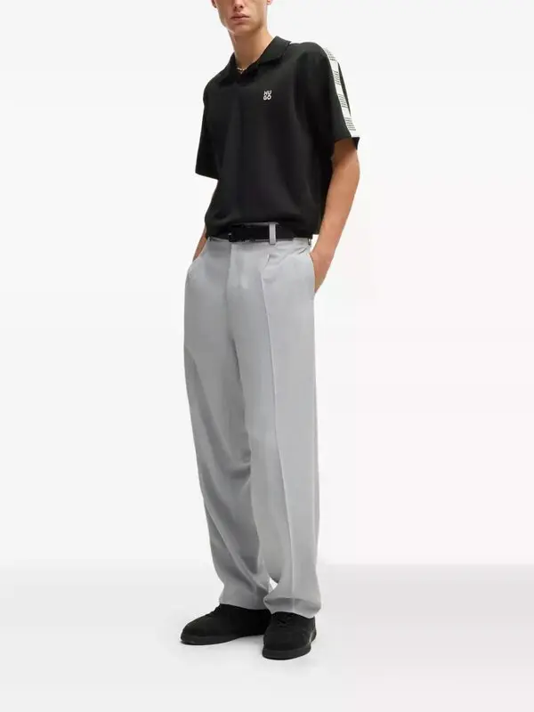 Hugo Logo-embroidered Polo Shirt