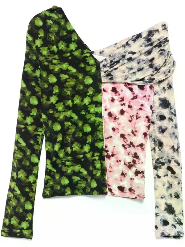 Stine Goya One-shoulder Long-sleeve Top