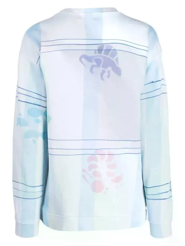Collina Strada Graphic-print Cotton Sweatshirt
