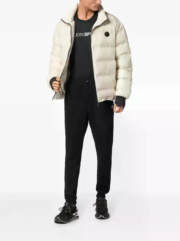 PLEIN SPORT Logo-patch Puffer Jacket