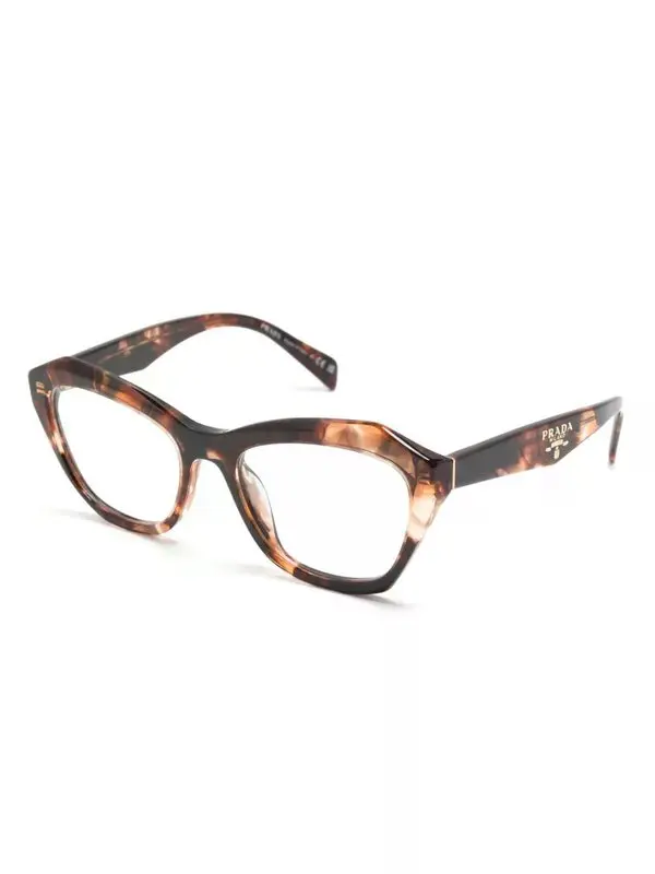 Prada Tortoiseshell Cat-eye Glasses