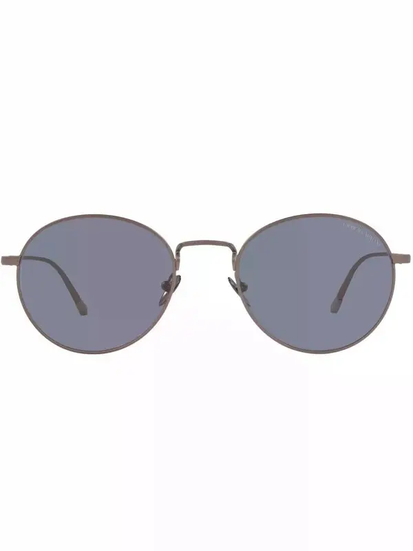 Giorgio Armani Ar6125 Round-frame Sunglasses - Metallic