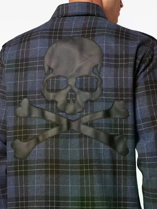 Philipp Plein Skull&bones-print Cotton Shirt
