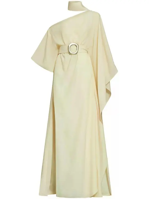 TALLER MARMO Taylor Belted Crepe Kaftan
