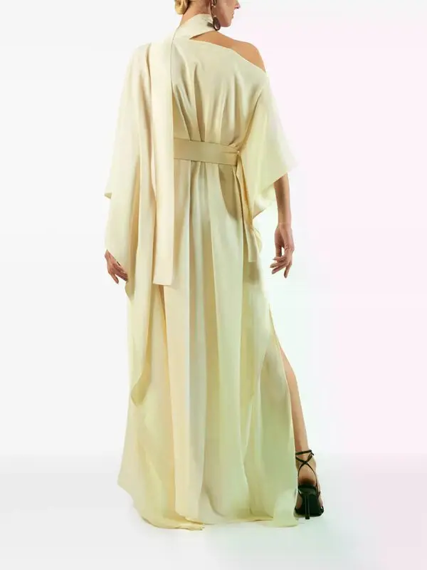 TALLER MARMO Taylor Belted Crepe Kaftan