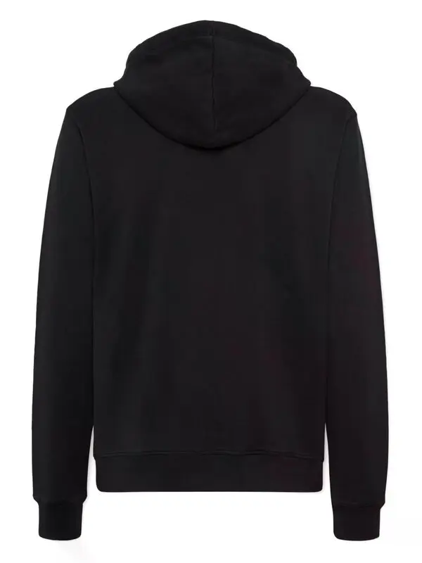 Dsquared2 Logo-print Zip-up Hoodie - Black