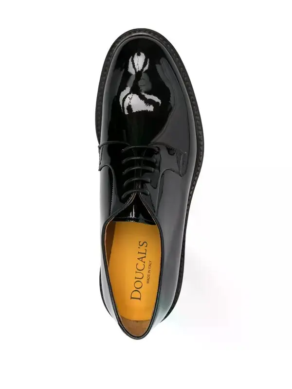 DOUCAL'S Patent Leather Derby Shoes